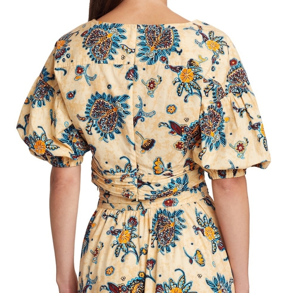 A.L.C. | Tops | Nwt Alc Rylan Puff Sleeve Cropped Top | Poshmark